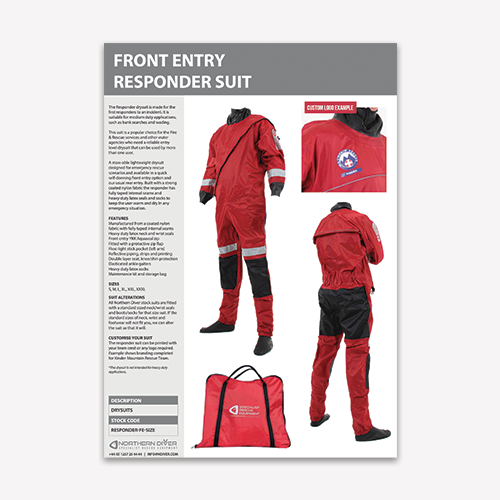 Responder Drysuit | NDiver Rescue