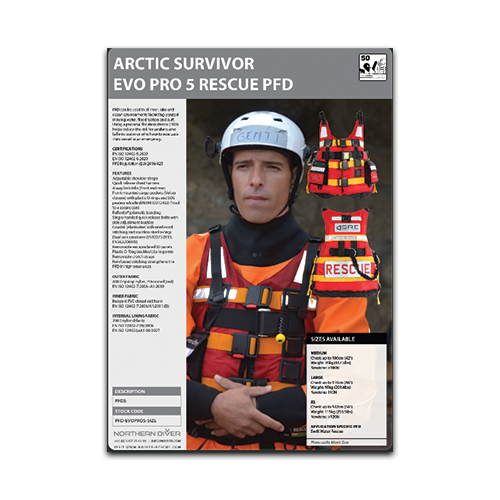 Evo Pro 5 PFD – Certified Safety for Water Rescue | NDiver Rescue